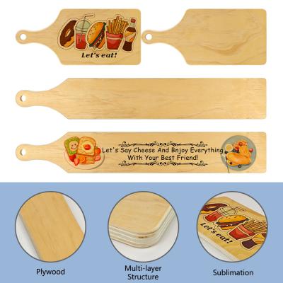 China Wood Sublimation Cutting Board Blank Custom Logo Sublimation Cheese Pizza Boards for sale