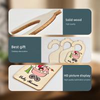 China Nursery Decor Eco Friendly Sublimation Wooden Baby Closet Dividers DIY Custom Closet Organizer for sale