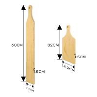 China Custom Wooden Narrow Rectangle Long Serving Tray Bread Sushi Food Blank Sublimation Cheese Board for sale