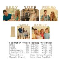 China Custom Sublimation Romantic Picture Frames Love Photo Frame for sale