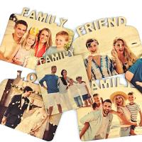 China Custom Sublimation Romantic Picture Frames Love Photo Frame for sale