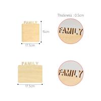 China DIY Printable Wooden Plywood Photo Frame Sublimation Family Blank Picture Frame for sale
