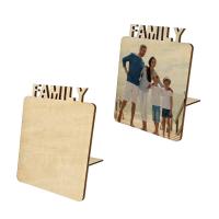 China DIY Printable Wooden Plywood Photo Frame Sublimation Family Blank Picture Frame for sale
