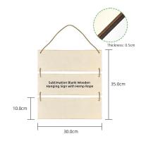 China Sublimation Wood Blanks Signage Porch Decoration Custom Wood Signs for sale