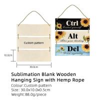 China Sublimation Wood Blanks Signage Porch Decoration Custom Wood Signs for sale