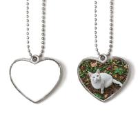 China Double Sided Sublimation Blank Pet Tag Zinc Alloy Military Name Dog Tags Necklace Sublimation Dog Tags for sale