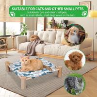 China Sublimation Blank Cat Hammock Custom Wooden Pet Bed Pet Sublimation Blanks for sale