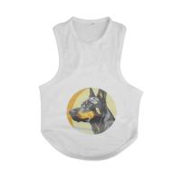 China Custom Dog Clothes Diy Photo Printing Polyester Cotton Feel Dog Shirt Sublimation Pet Clothes for sale