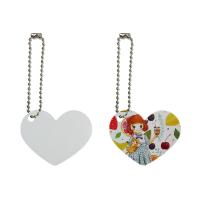 China White Aluminum Sublimation Dog Tag Blanks Double Sided Printing Id Name Pet Tags Pendant Ornament for sale