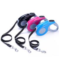 China Colored Sublimation Automatic Retractable Dog Leash Heat Transfer Pet Leash Cat Leash 3M And 5M for sale