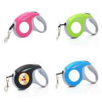China Colored Sublimation Automatic Retractable Dog Leash Heat Transfer Pet Leash Cat Leash 3M And 5M for sale
