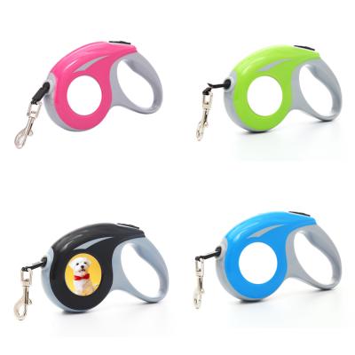 China Colored Sublimation Automatic Retractable Dog Leash Heat Transfer Pet Leash Cat Leash 3M And 5M for sale