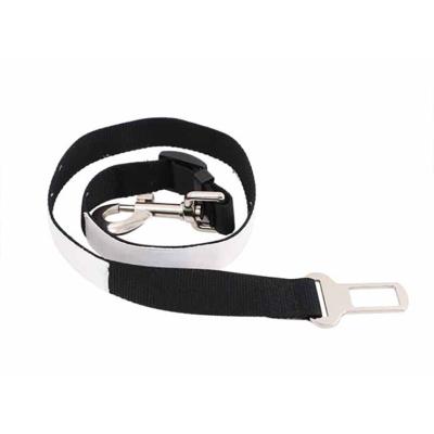 China Durable Pet Cat Vehicle Leash Adjustable Car Safety Sublimation Dog Seat Belt for sale