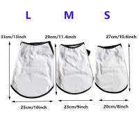 China Polyester Blank Dog Shirts For Sublimation Custom Dog Clothes for sale
