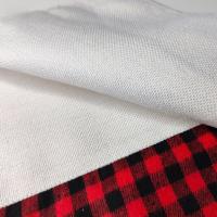 China Linen Sublimation Placemat Blanks Custom Printed Christmas Red Plaid Table Mats Sublimation Dish Mat for sale