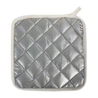 China Blank Linen Sublimation Pot Holder Heat Resistant Sublimation Oven Mitt for sale