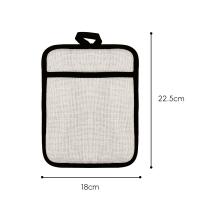 China Diy Silicone Heat Resistant Pot Holder With Pocket Linen Sublimation Pot Holder Blanks for sale