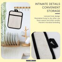 China Diy Silicone Heat Resistant Pot Holder With Pocket Linen Sublimation Pot Holder Blanks for sale