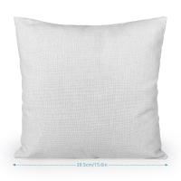China 16 By 16 Blank White Sublimation Pillow Covers With Pocket Book Cushion Cover Linen Throw Pillows Sublimation Pillow Case for sale