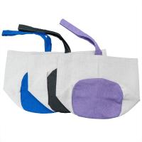 China Blank Linen Sublimation Easter Baskets Custom Print Party Candy Tote Bag Sublimation Easter Bags for sale