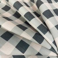 China Sublimation Christmas Blanks Santa Sack Drawstring Buffalo Plaid Linen Sublimation Christmas Sacks for sale