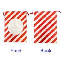 China DIY Personalised Santa Sack Sublimation Drawstring Christmas Gift Bags for sale