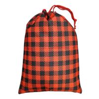 China Personalized Reusable Christmas Bags Candy Bags Custom Santa Sacks Sublimation Drawstring Christmas Bags for sale