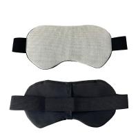China Custom Blank Sublimation Eye Mask Photo Printing Sleeping Eyeshades Linen Sublimation Sleep Mask for sale