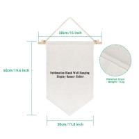 China Linen Sublimation Garden Flags Blanks Custom Wall Hanging Flags for sale