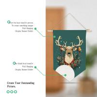 China Linen Sublimation Garden Flags Blanks Custom Wall Hanging Flags for sale