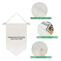 China Linen Sublimation Garden Flags Blanks Custom Wall Hanging Flags for sale
