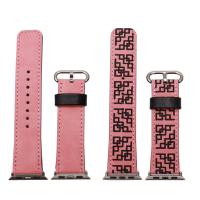 China Diy Custom Printing PU Leather Apple Watch Band Sublimation Blanks for sale