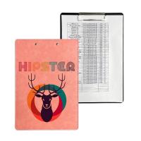 China Sublimation Folders File Clipboard Blank Custom Logo A4 A5 PU Leather Sublimation Clipboards for sale