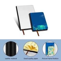 China Sublimation Diaries Journal Notepad Cover Blank A5 A6 Double Sided Print PU Leather Sublimation Notebook Blanks for sale
