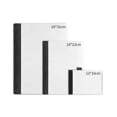 China Sublimation Blank Notebook Journal Portfolio Diy Custom Logo Fabric Canvas Notepad Sublimation Notebooks for sale