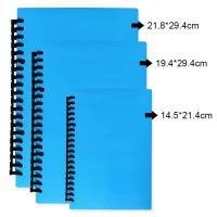 China A4 A5 B5 Sublimation Spiral Notebook Bound Goals Agenda PET Film Cover Custom Blank Sublimation Journals for sale