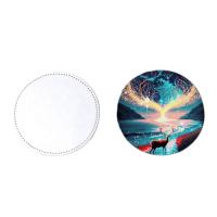 China Round And Square Coaster Blanks For Sublimation Leather Coasters With Logo for sale