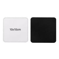 China Round And Square Coaster Blanks For Sublimation Leather Coasters With Logo for sale