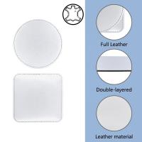 China Custom Coaster Sublimation Blanks Leather Coasters With Logo for sale