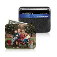 China Blank Sublimation Money Card Holder Personalized Leather Business Card Holder for sale