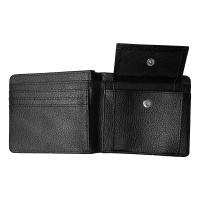 China Sublimation Purse Blanks Pu Leather Flip Up Custom Leather Bifold Wallet for sale