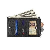 China PU Leather Mens Personalized Bifold Wallet Sublimation Coin Bag for sale
