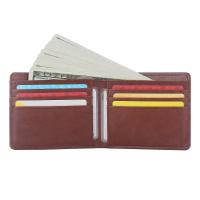 China Mens Personalized Bifold Wallet With Multiple Card Slots PU leather Sublimation Wallet Blanks for sale