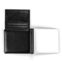China Sublimation Leather Flap Wallet Custom Bifold Wallet For Men for sale
