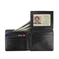 China Sublimation Leather Flap Wallet Custom Bifold Wallet For Men for sale