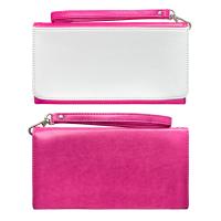 China Women Sublimation Wallet Custom Printing With Wrist Strap Sublimation Purse Blanks Women Clutch for sale