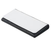 China Alligator Skin Mens Trifold Wallet Custom Printing Leather Sublimation Wallet Blanks for sale