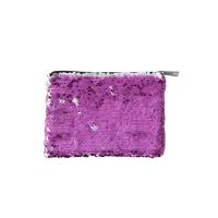 China Blank Sublimation Cosmetic Bag Diy Sublimation Makeup Bag Blanks Custom Change Purse for sale