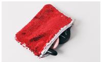 China Blank Sublimation Cosmetic Bag Diy Sublimation Makeup Bag Blanks Custom Change Purse for sale