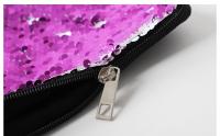China Blank Sublimation Cosmetic Bag Diy Sublimation Makeup Bag Blanks Custom Change Purse for sale